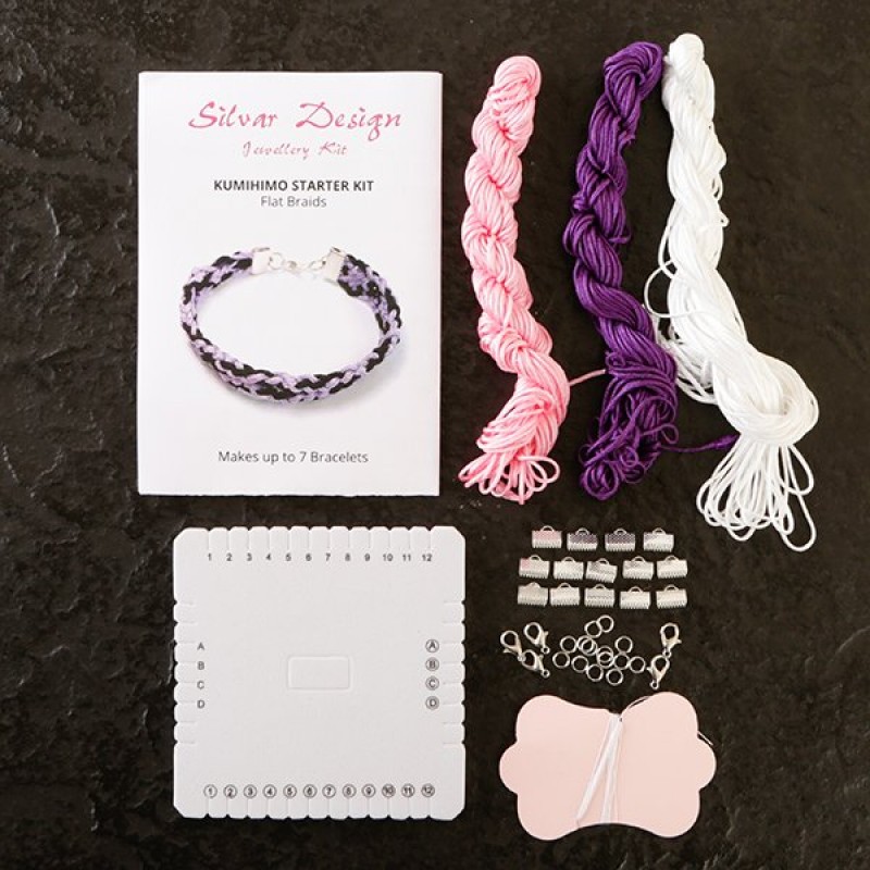 Kumihimo Flat Braid Starter Kit